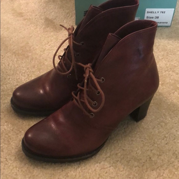 Antelope | Shoes | Antelope Lace Up Ankle Booties | Poshmark